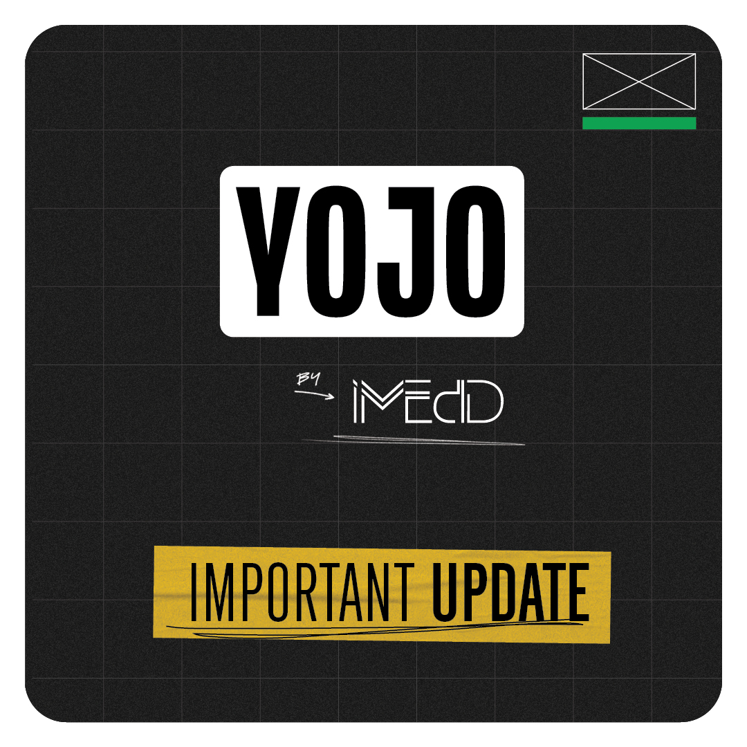 Important Update on YOJO - iMEdD
